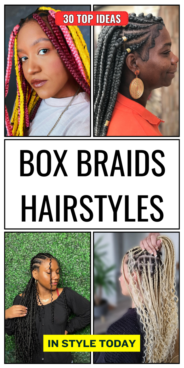 30 Box Braids Hairstyles That Will Transform Your Look: Stunning Ideas ...