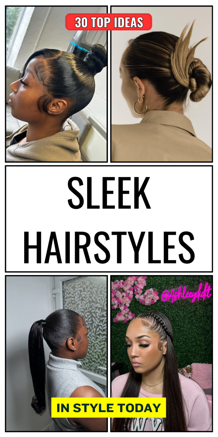 30 Sleek Hairstyles: Stunning Ideas for Every Occasion You’ll Love ...