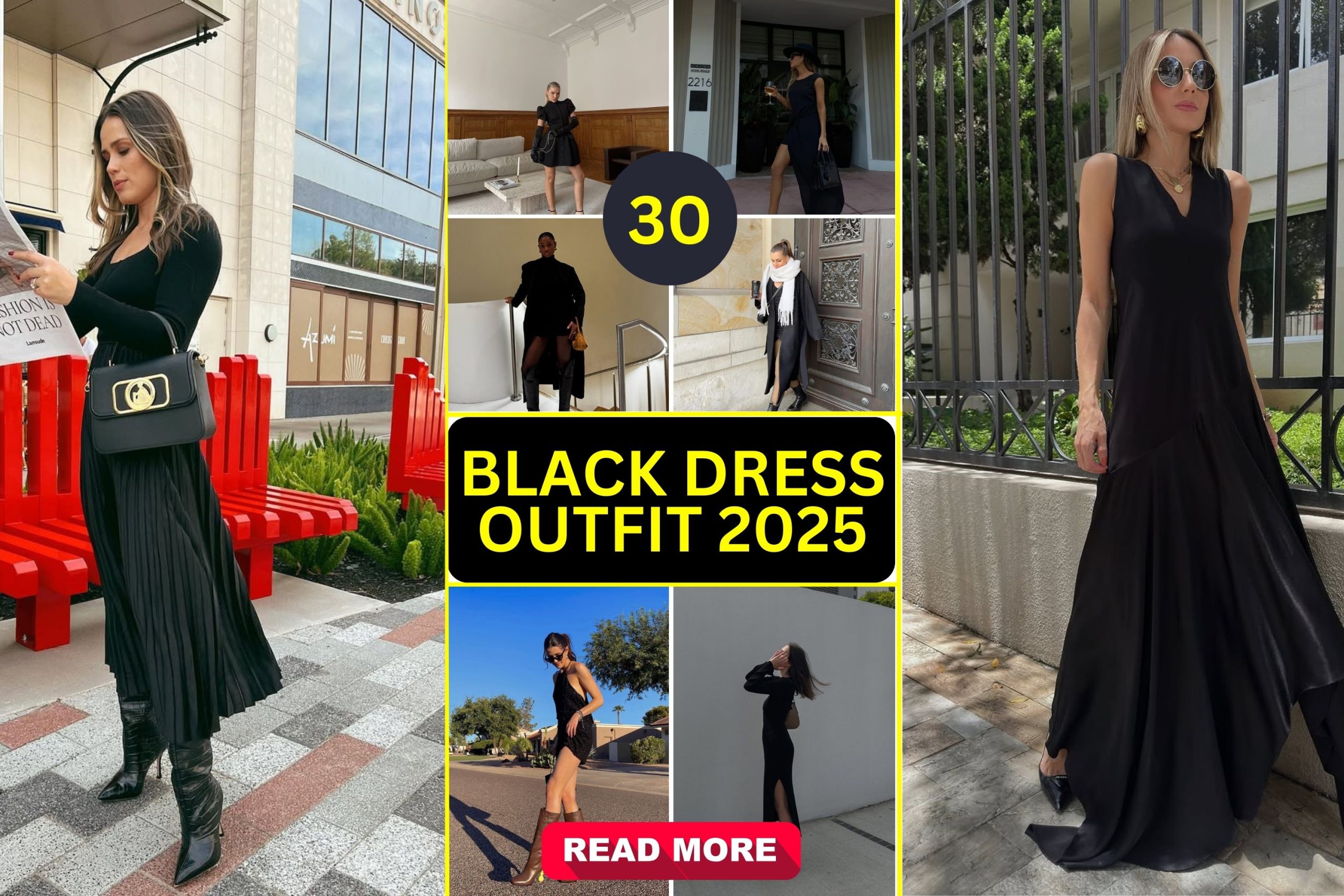 30 Black Dress Outfit 2025: Chic and Elegant Looks for Every Occasion ...