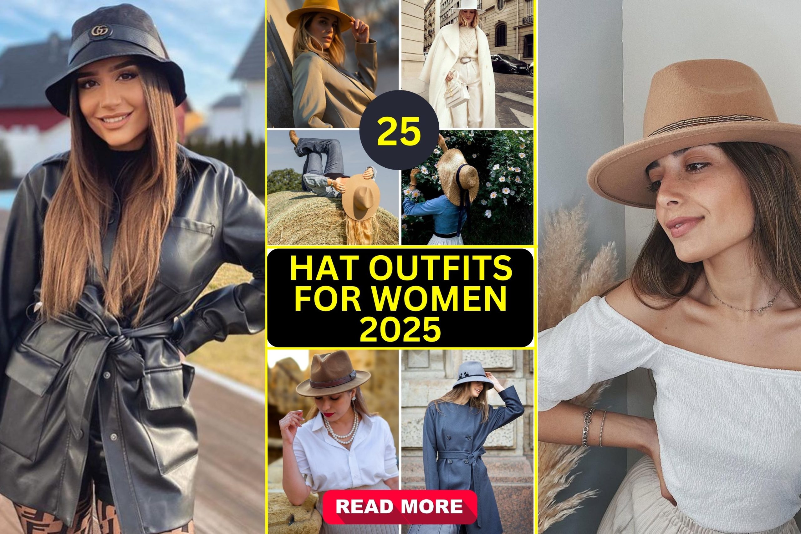 25 Hat Outfits for Women 2025: Trendy and Classy Ways to Style Hats for ...