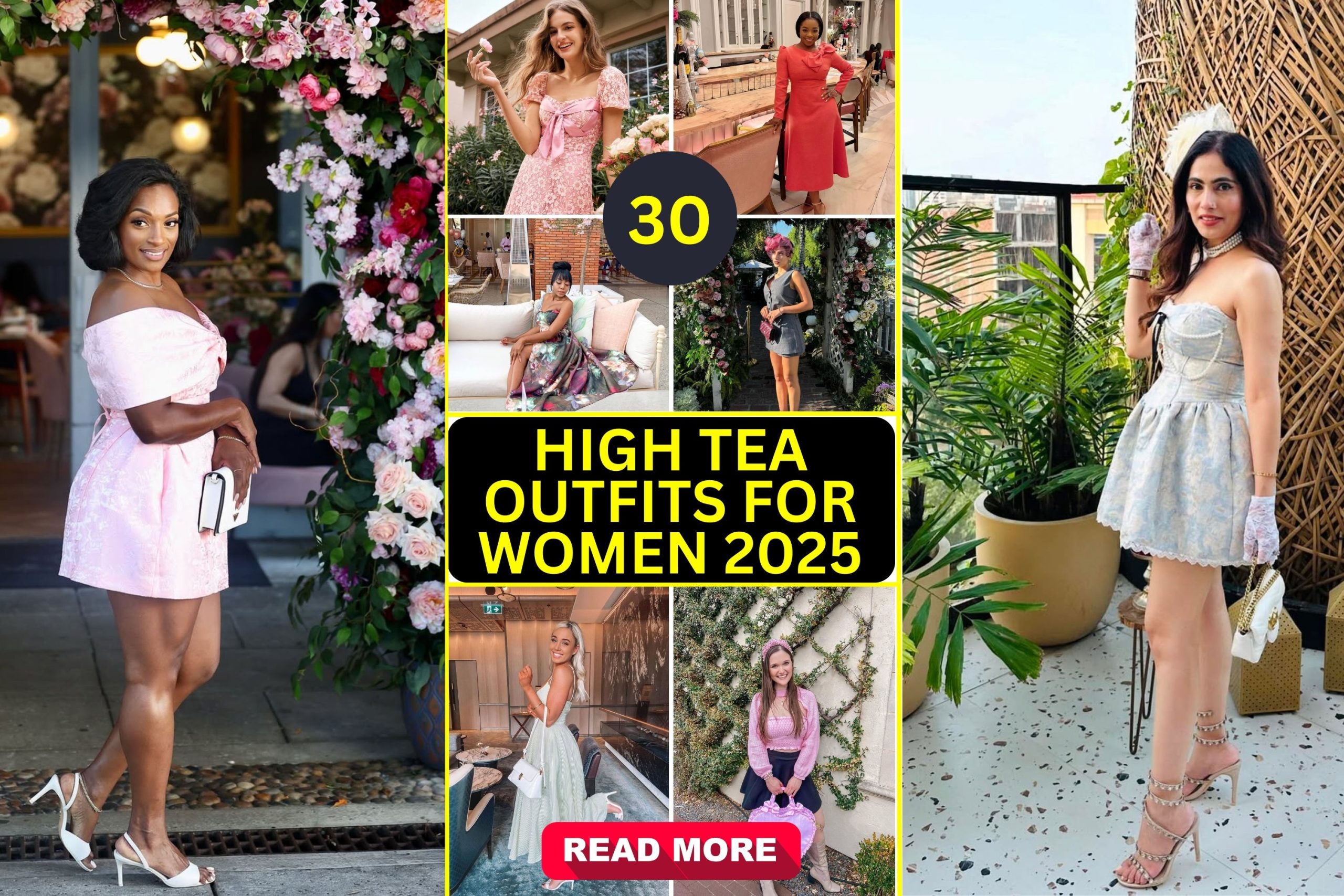 30 High Tea Outfits for Women 2025: Elegant, Modern and Vintage Styles ...