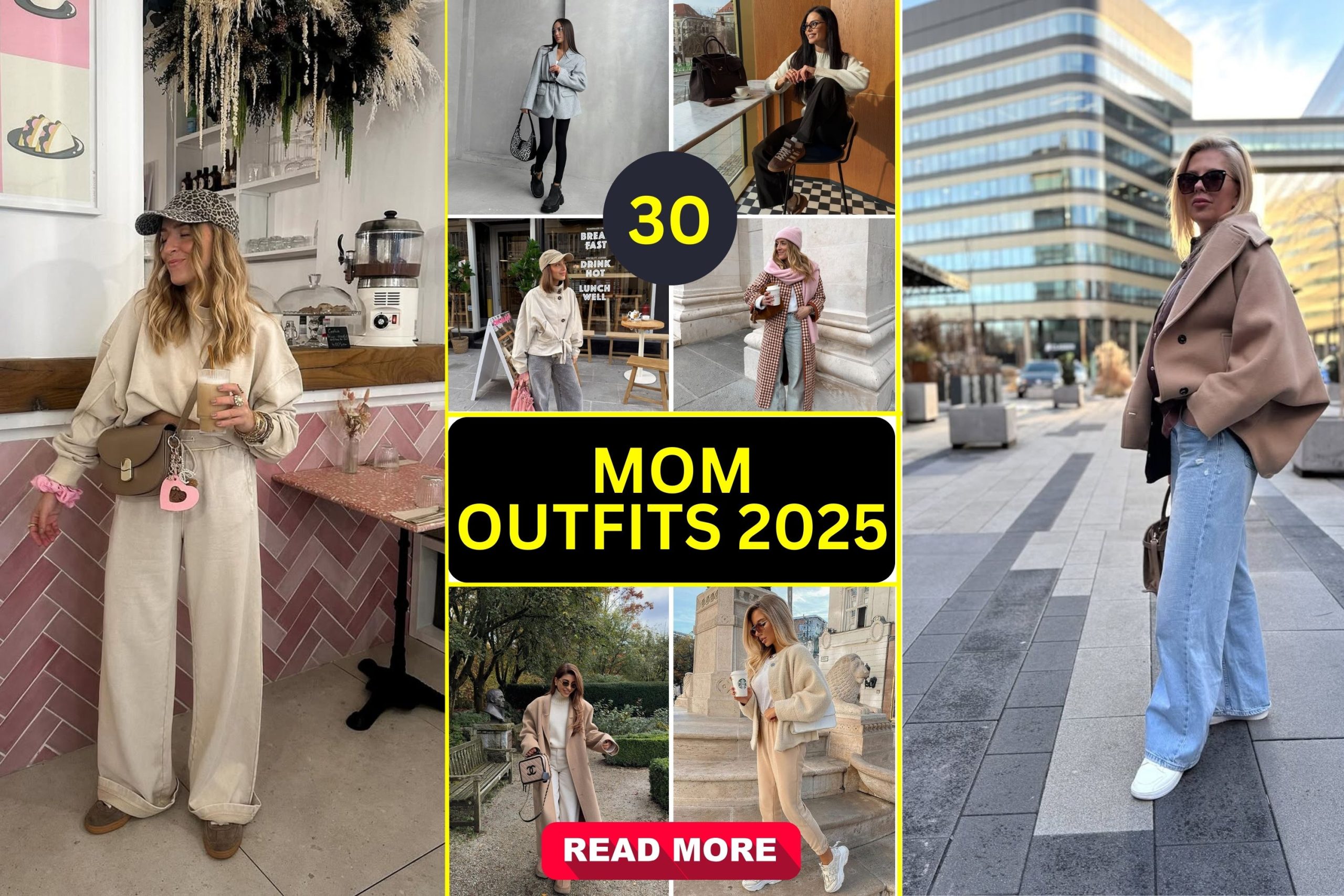 30 Mom Outfits 2025: Trendy, Chic and Comfy Looks for Every Season and ...