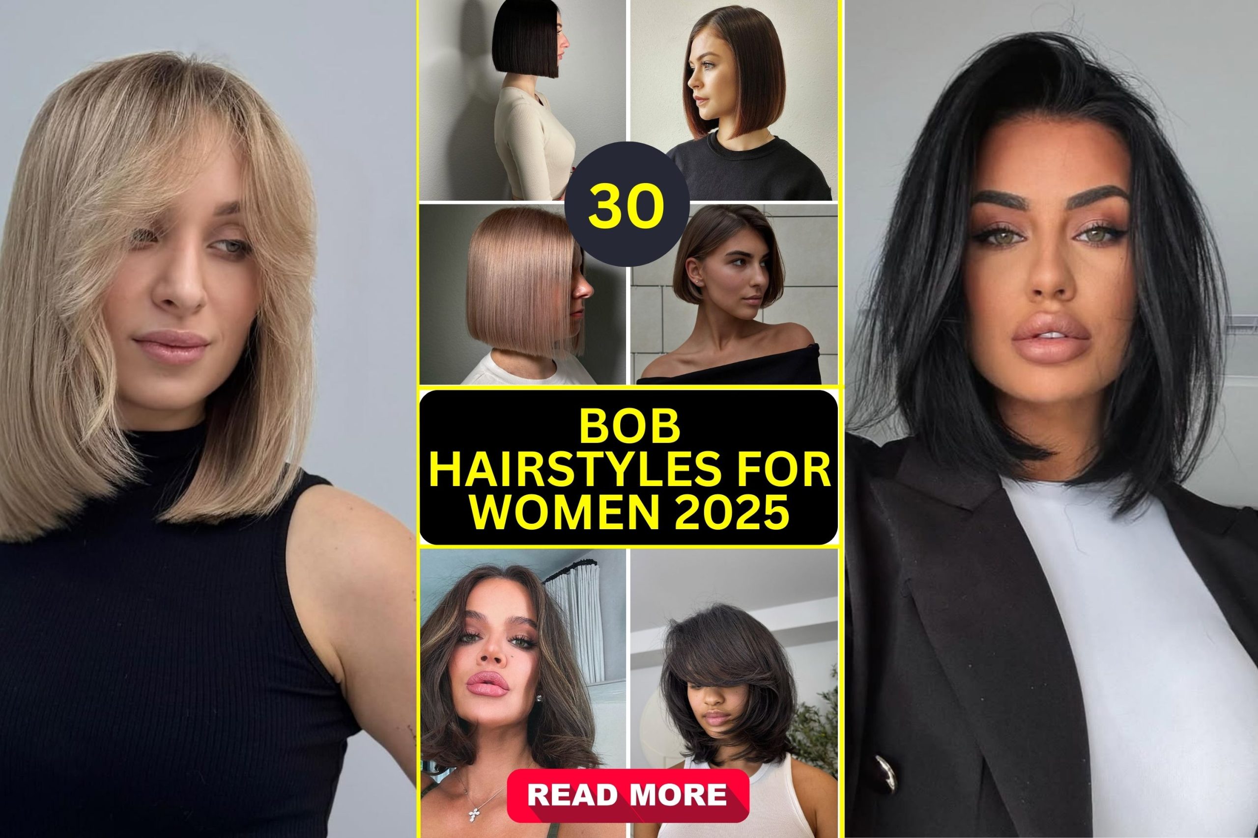 30 Bob Hairstyles for Women 2025: Trendy, Chic and Age-Defying Cuts for ...