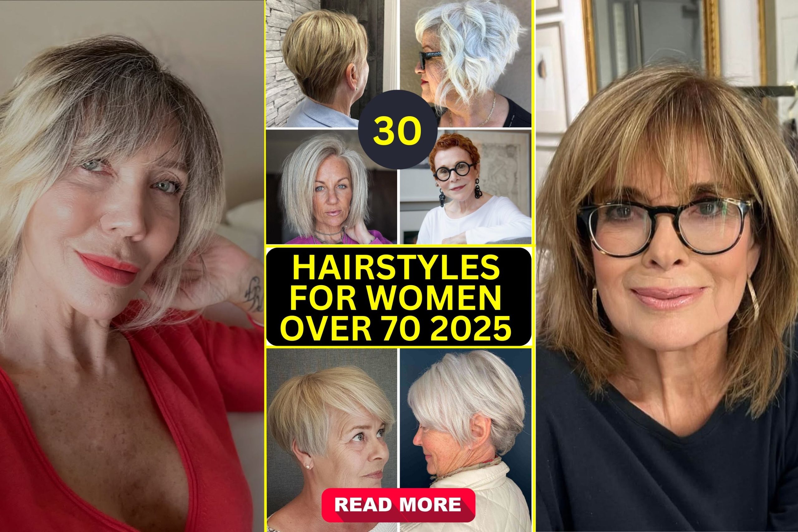30 Hairstyles for Women Over 70 in 2025: Timeless, Classy and Modern ...