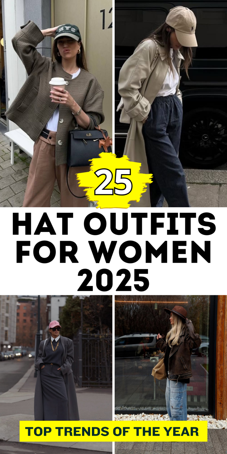 25 Hat Outfits for Women 2025: Trendy and Classy Ways to Style Hats for ...