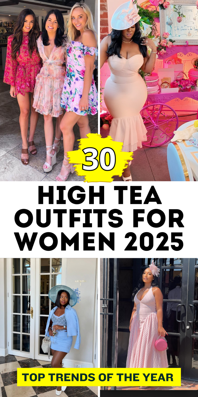 30 High Tea Outfits for Women 2025: Elegant, Modern and Vintage Styles ...