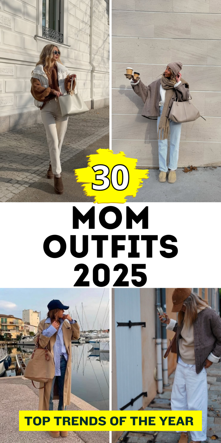 30 Mom Outfits 2025: Trendy, Chic and Comfy Looks for Every Season and ...