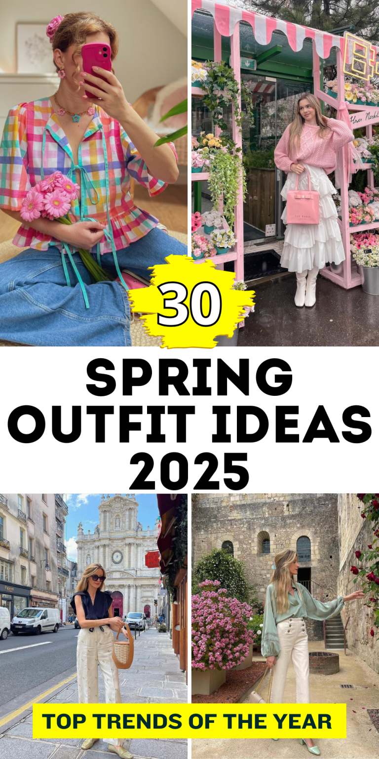 30 Spring Outfit Ideas 2025: Trendy and Aesthetic Looks for Women ...