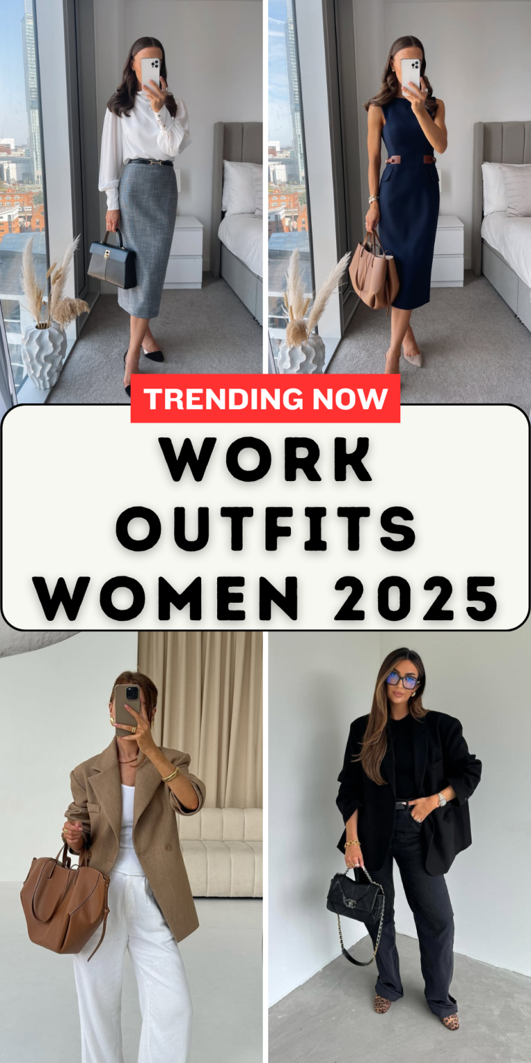 30 Work Outfits Women 2025: Trendy, Professional And Chic Office Looks ...