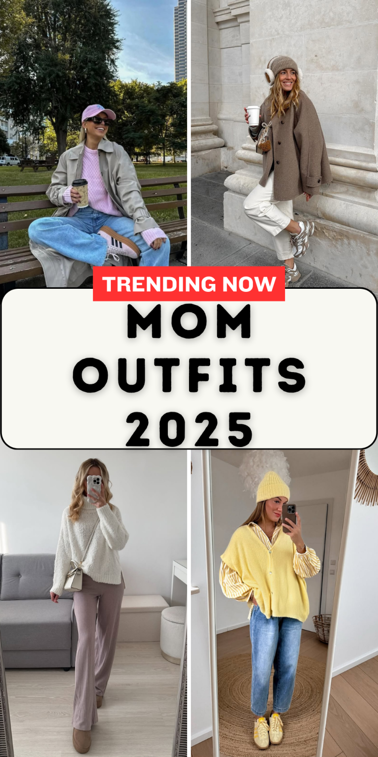 30 Mom Outfits 2025: Trendy, Chic and Comfy Looks for Every Season and ...