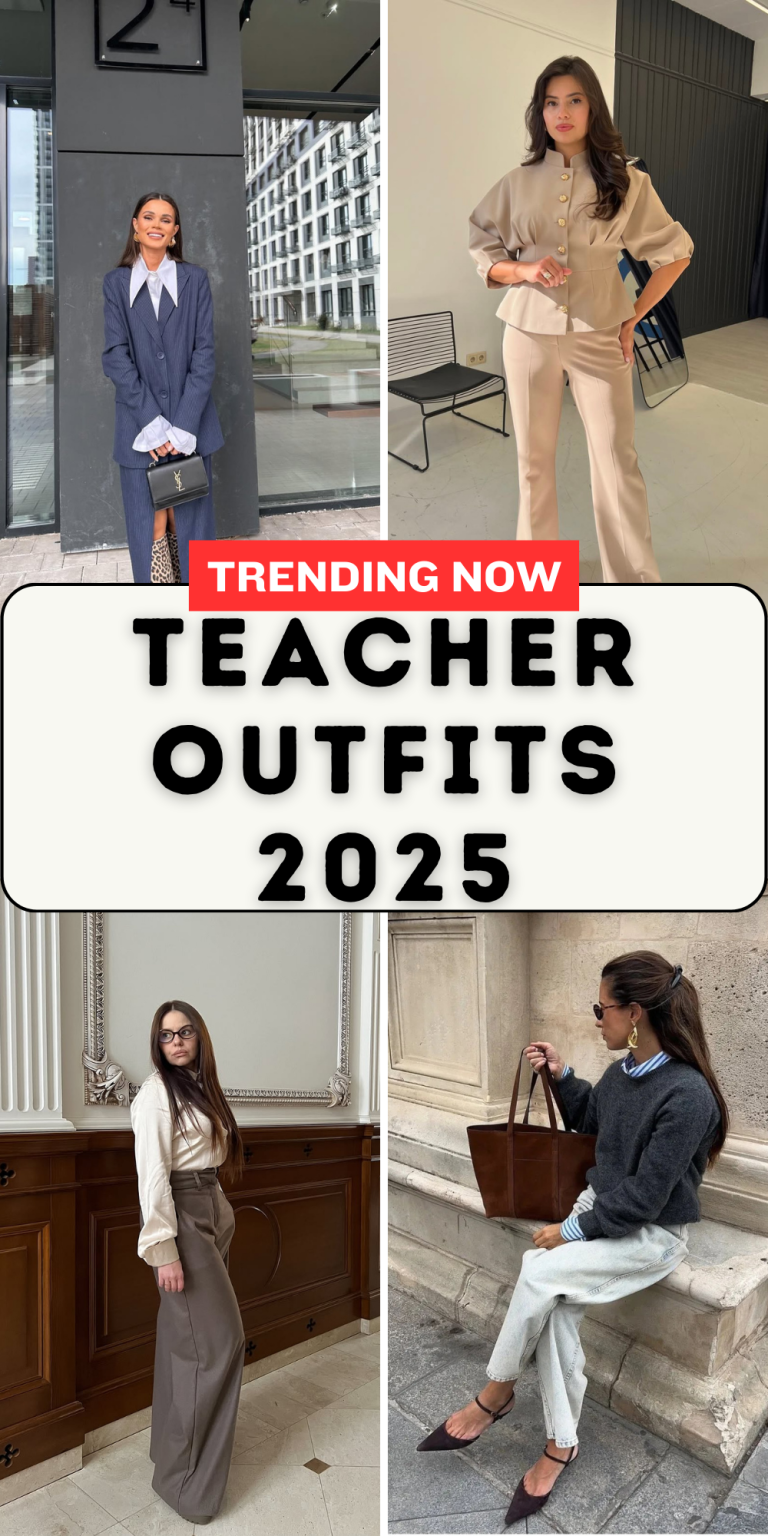 25 Teacher Outfits 2025: Stylish and Comfy Looks for Every Season and ...