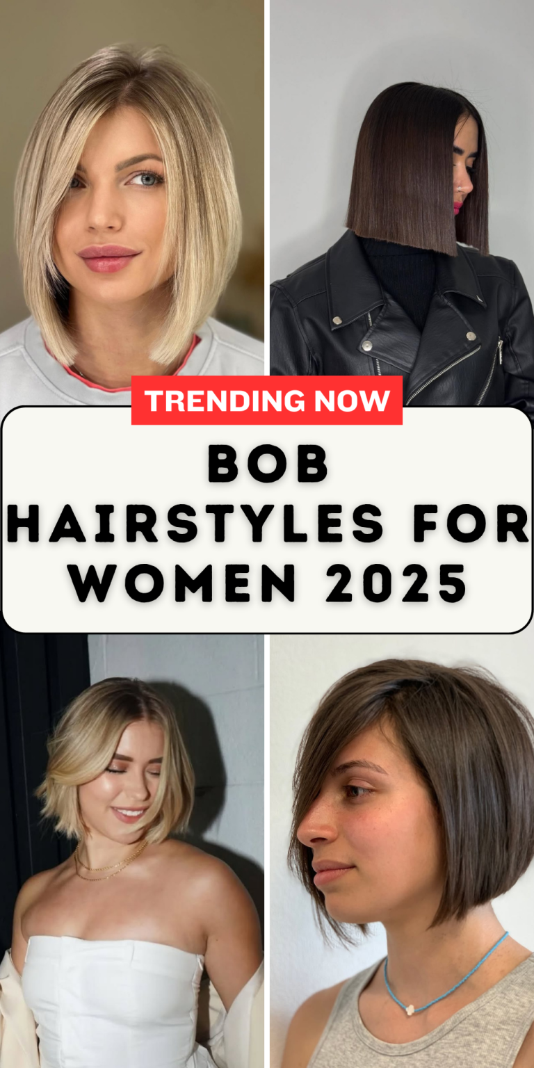 30 Bob Hairstyles for Women 2025: Trendy, Chic and Age-Defying Cuts for ...