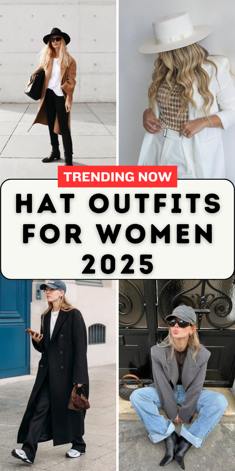 25 Hat Outfits for Women 2025: Trendy and Classy Ways to Style Hats for ...