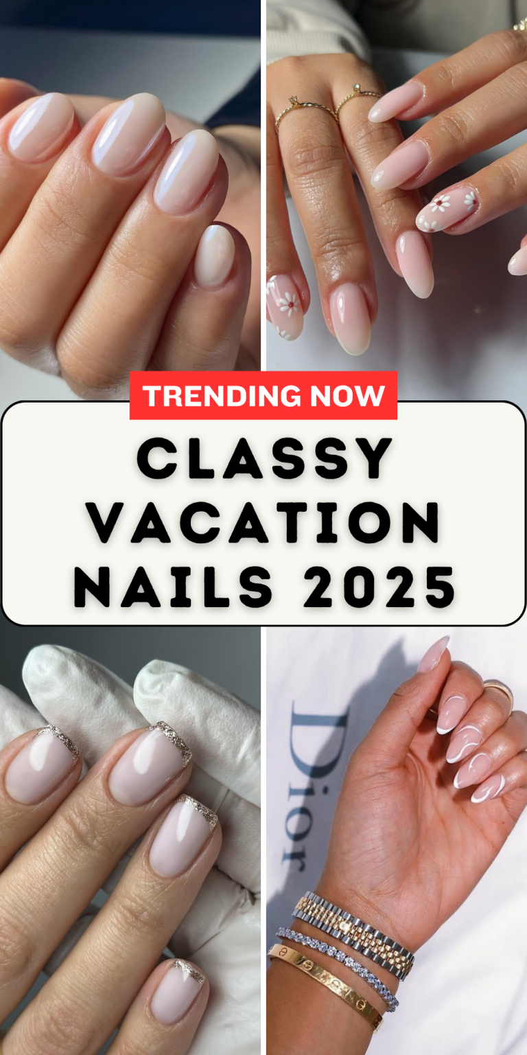 30 Classy Vacation Nails 2025: Chic and Trendy Manicure Ideas for Your Perfect Getaway ...