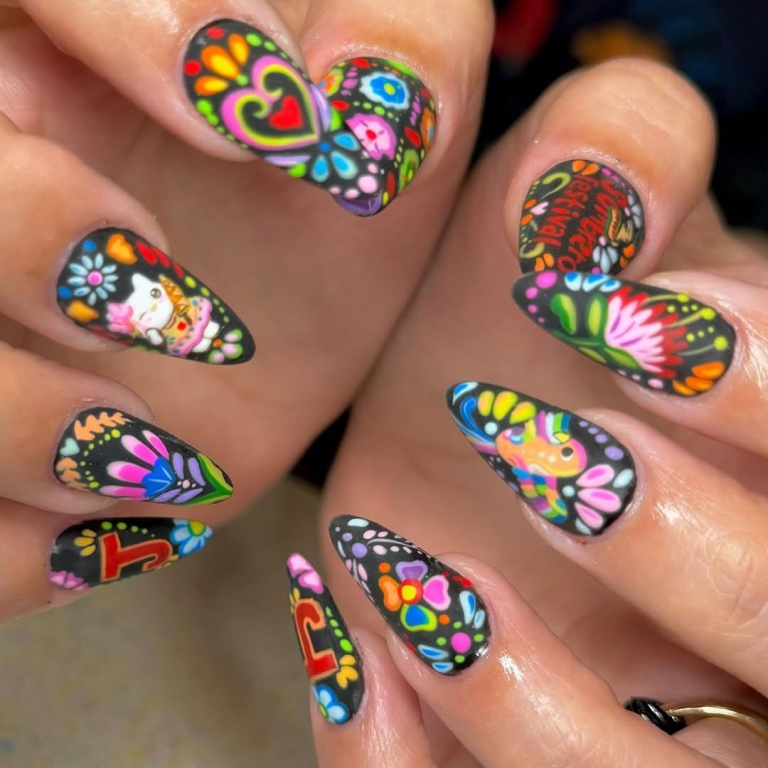 30 Mexican Nails Ideas 2025: Vibrant, Cute and Trendy Designs You Need ...