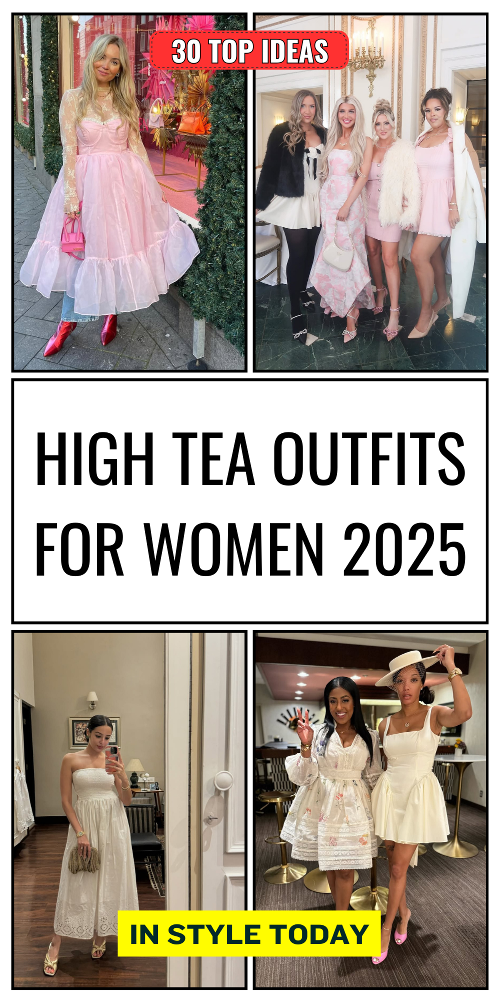 30 High Tea Outfits For Women 2025: Elegant, Modern And Vintage Styles ...