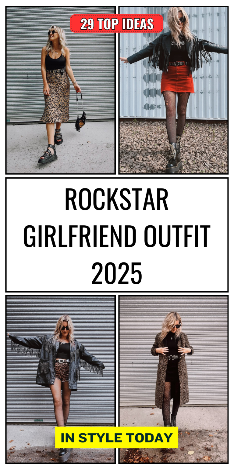 29 Rockstar Girlfriend Outfit 2025: Bold, Edgy And Effortlessly Cool ...