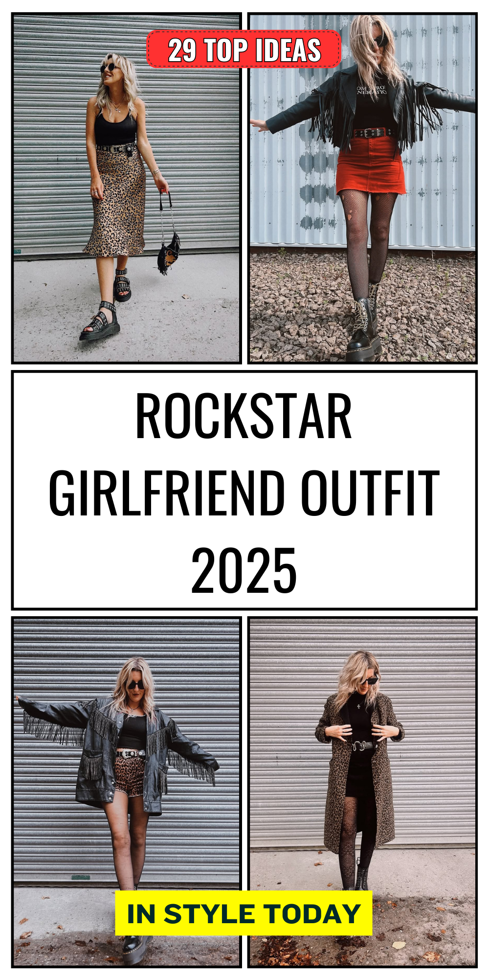 29 Rockstar Girlfriend Outfit 2025: Bold, Edgy And Effortlessly Cool ...