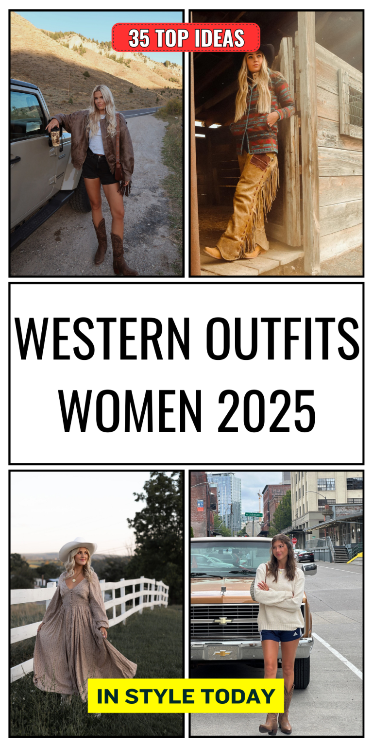 35 Western Outfits Women 2025: Stunning Styles for Every Occasion and ...