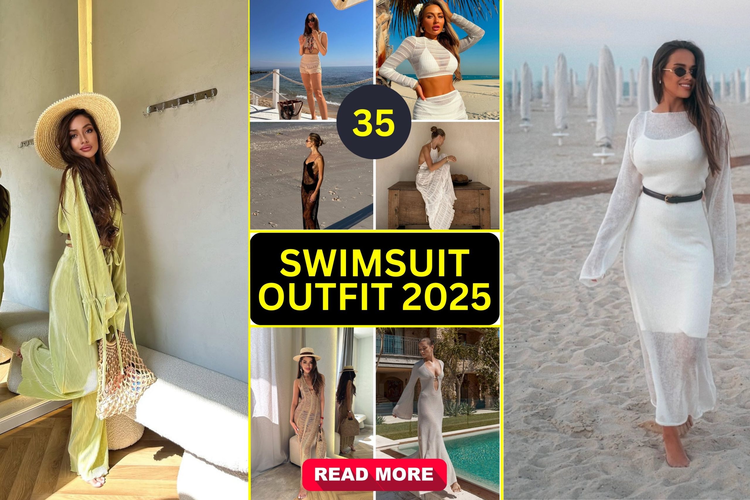 35 Swimsuit Outfit 2025 Ideas: Trendy Beachwear & Chic Cover-Ups for a ...