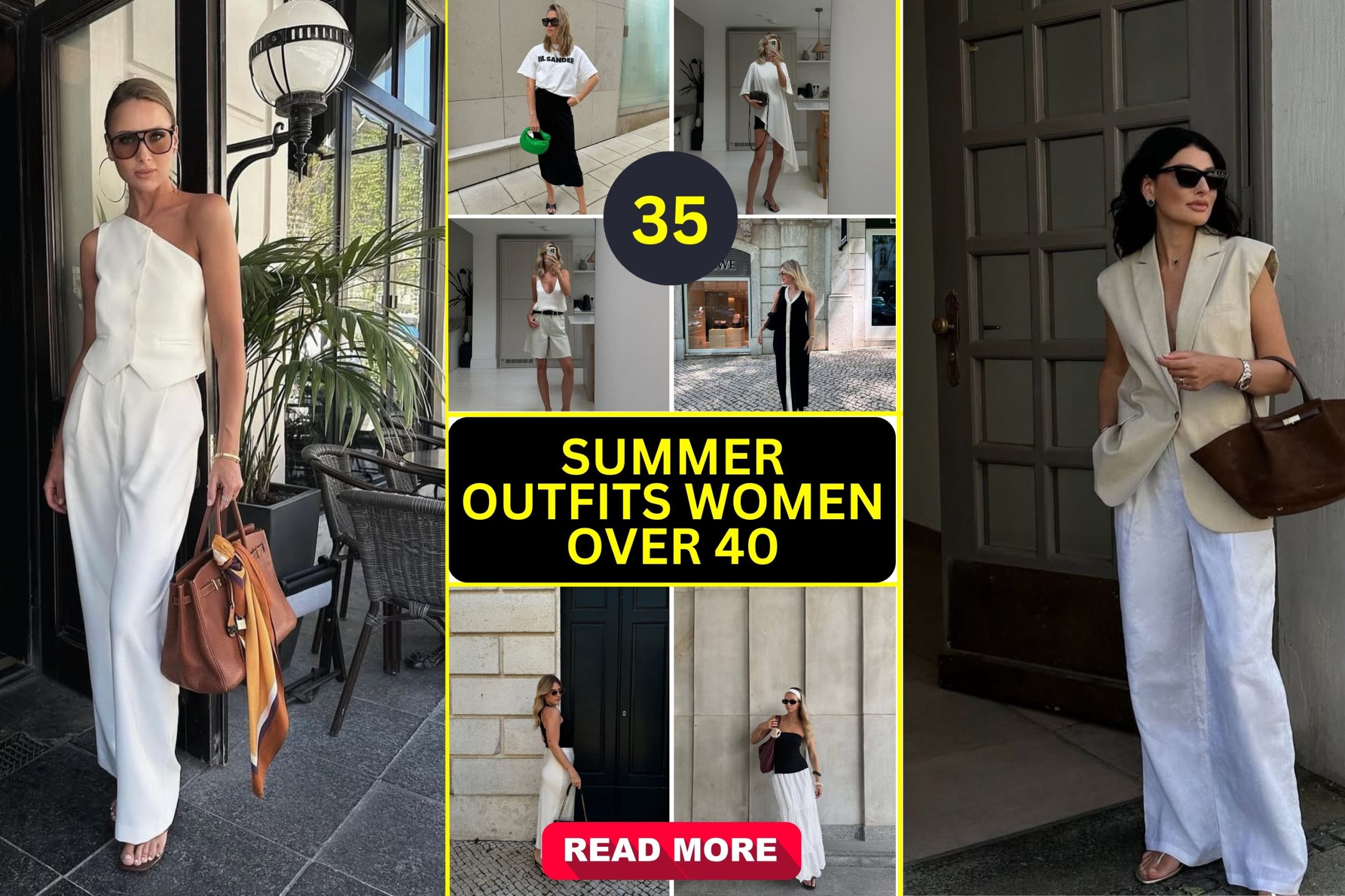 35 Summer Outfits Women Over 40 2025: Chic and Effortless Looks for a ...
