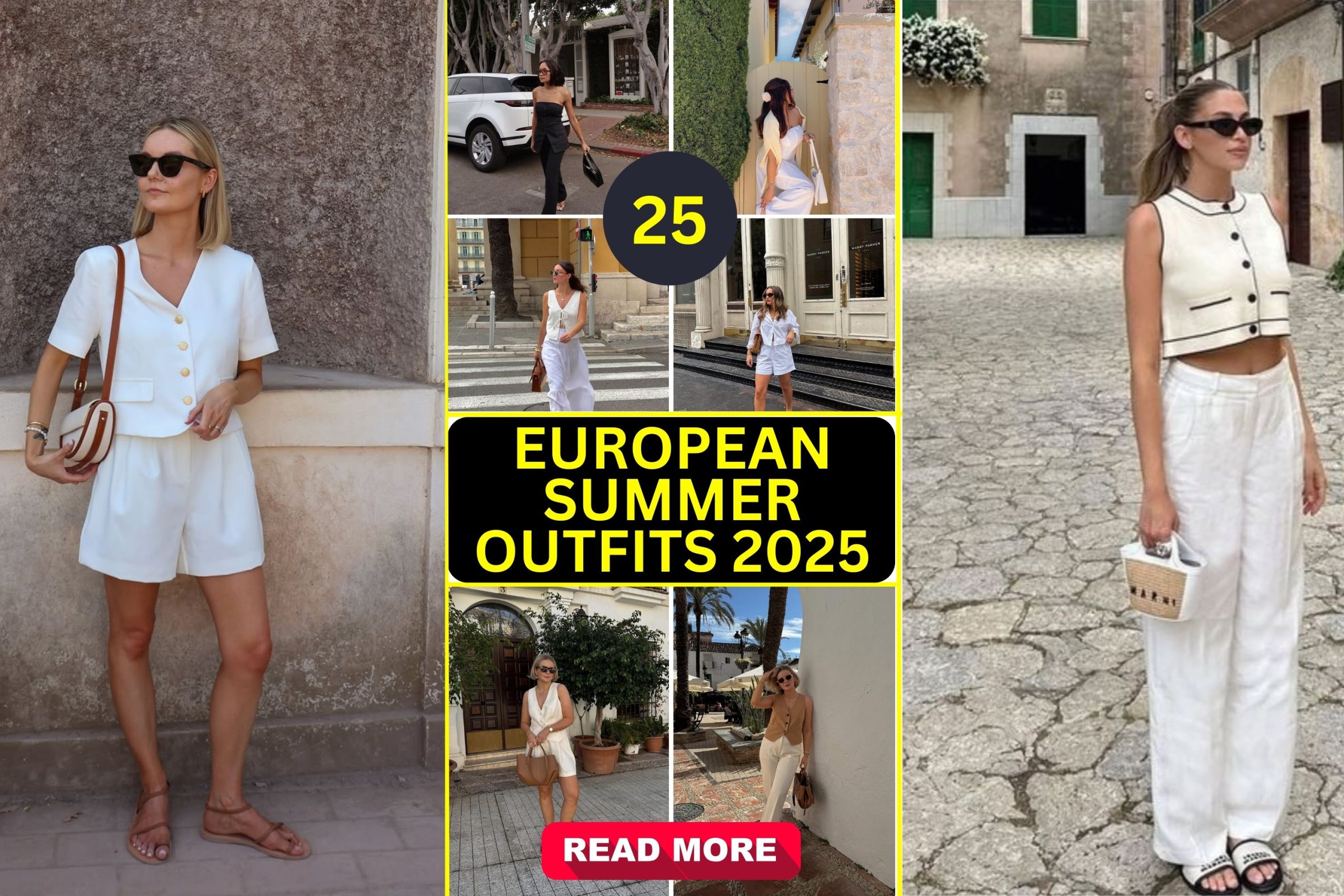 25 European Summer Outfits 2025: Chic, Casual and Elegant Looks for ...