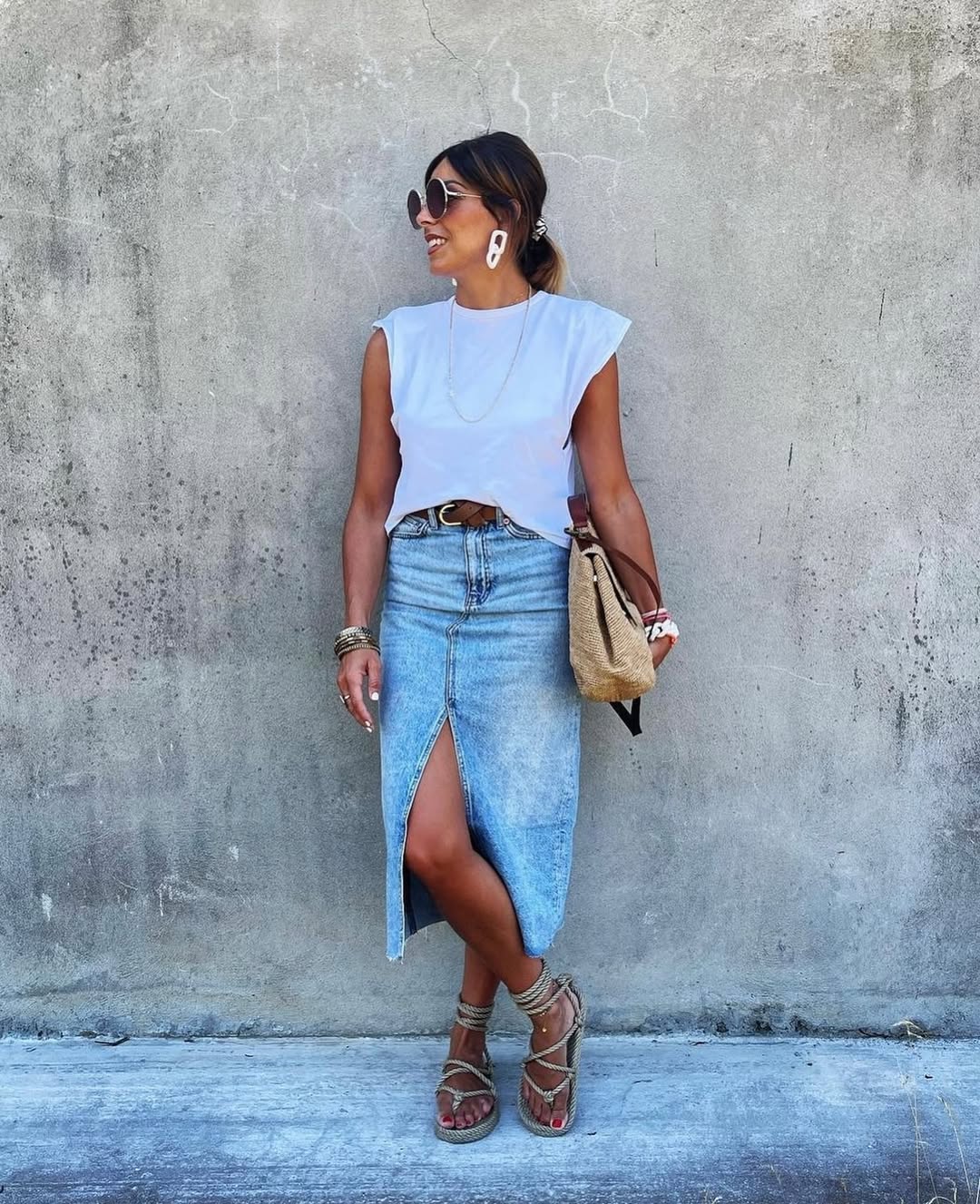 30 Jean Skirt Outfits Summer 2025 – Trendy, Casual & Chic Looks You ...