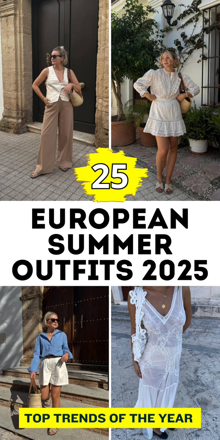 25 European Summer Outfits 2025: Chic, Casual and Elegant Looks for ...