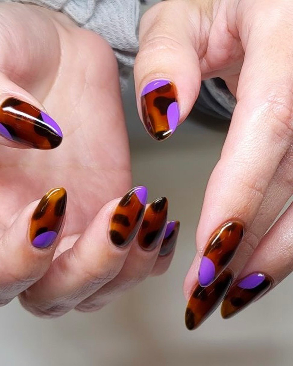 35 Tortoise Shell Nails Ideas 2025 That Will Make You Ditch Plain ...