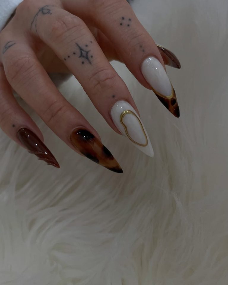 35 Tortoise Shell Nails Ideas 2025 That Will Make You Ditch Plain ...