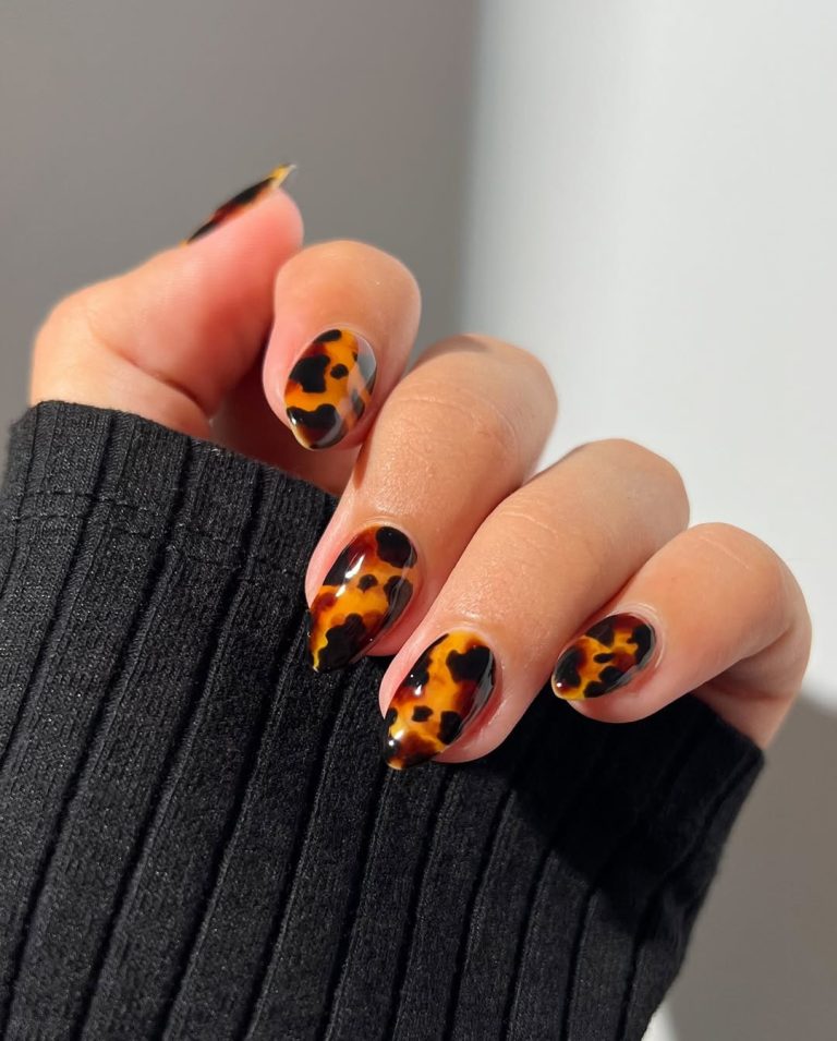 35 Tortoise Shell Nails Ideas 2025 That Will Make You Ditch Plain ...