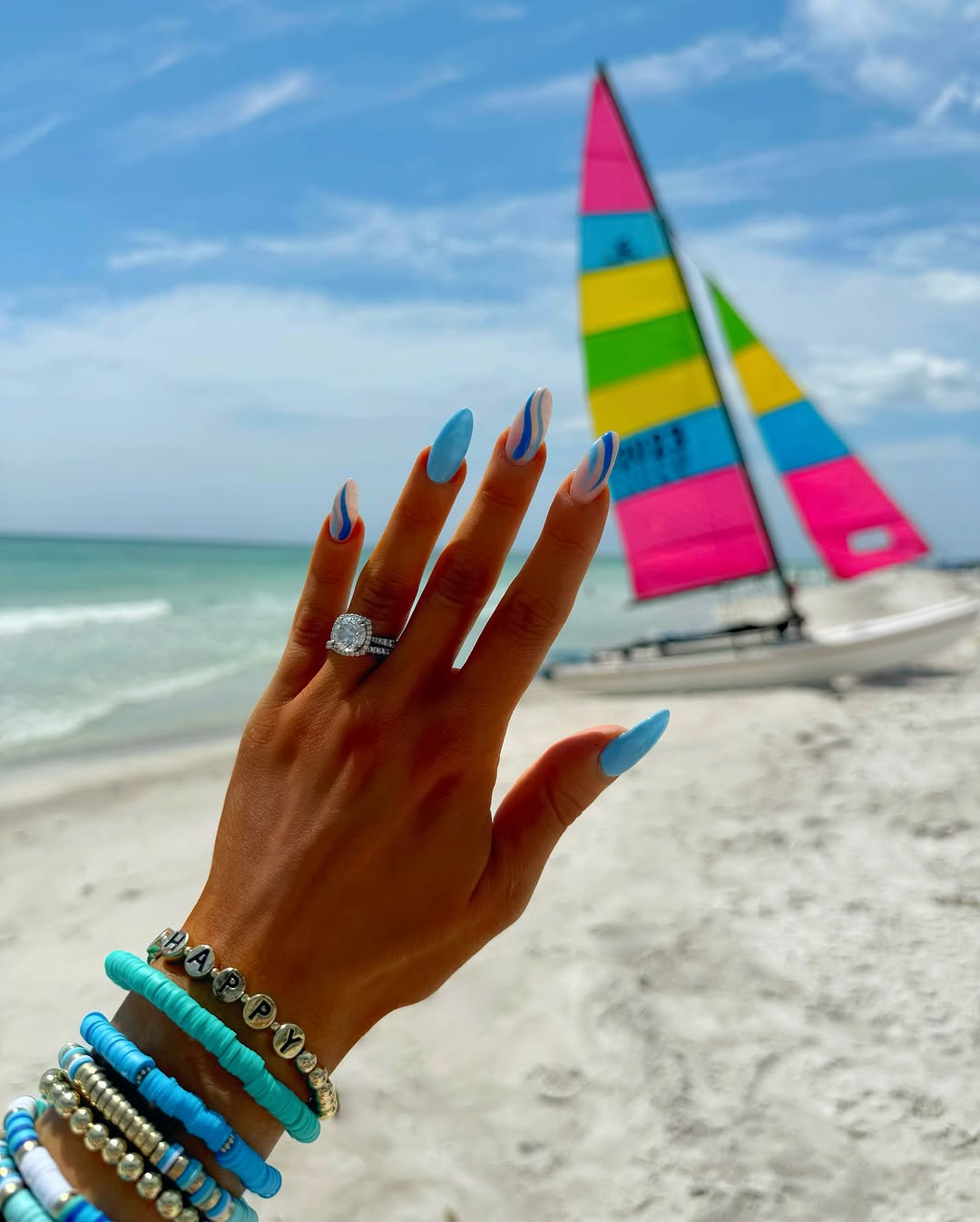 35 Beach Nails Ideas 2025 That Are Cute, Trendy & Perfect for Your ...