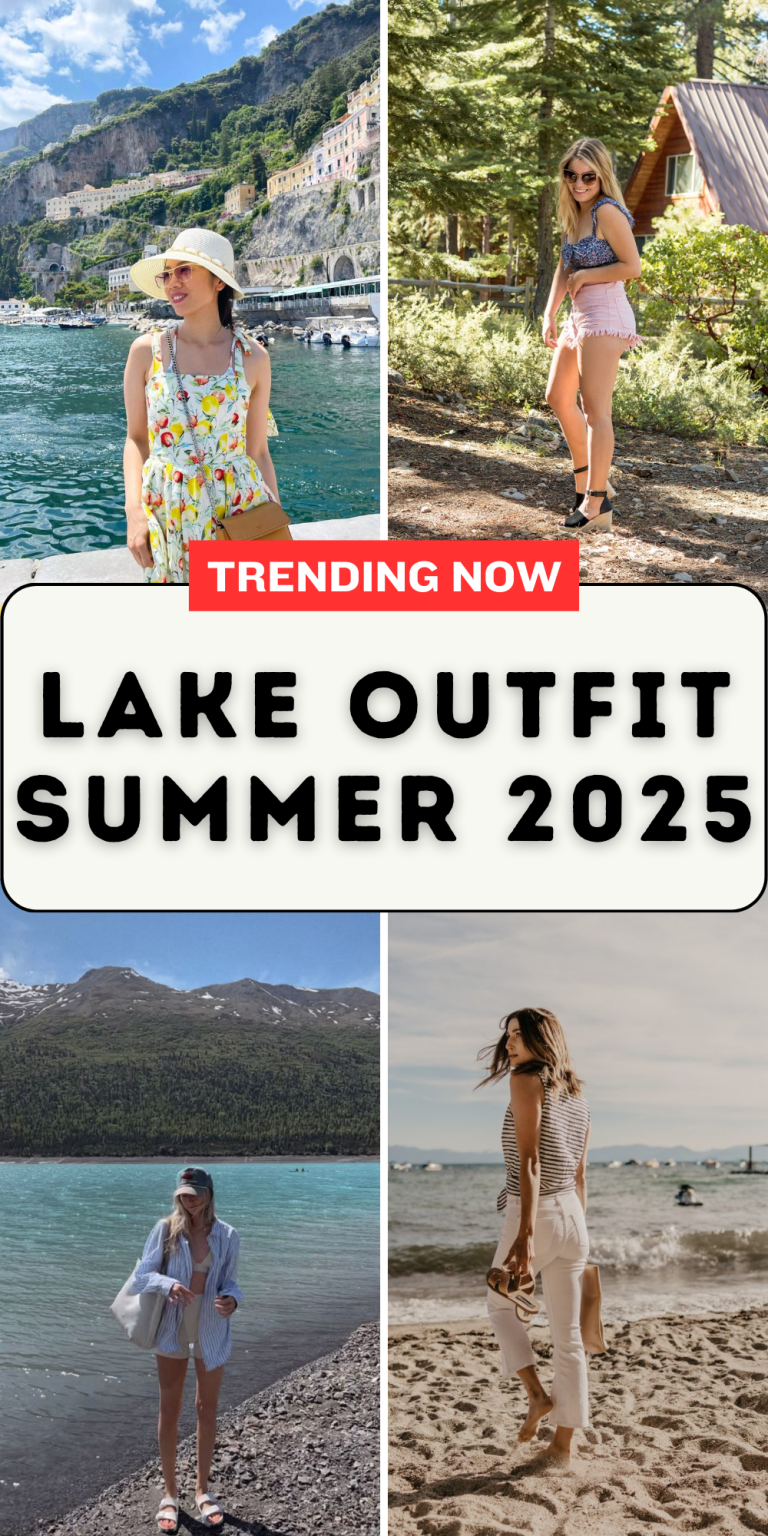 28 Lake Outfit Summer 2025: Cute & Comfy Looks For A Stylish Lakeside ...
