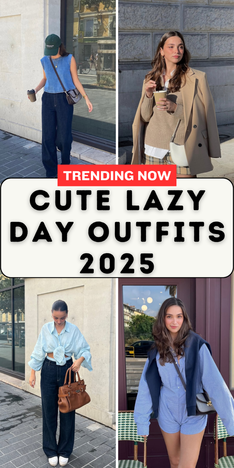 35 Cute Lazy Day Outfits 2025: Stylish & Cozy Looks for Home, School ...