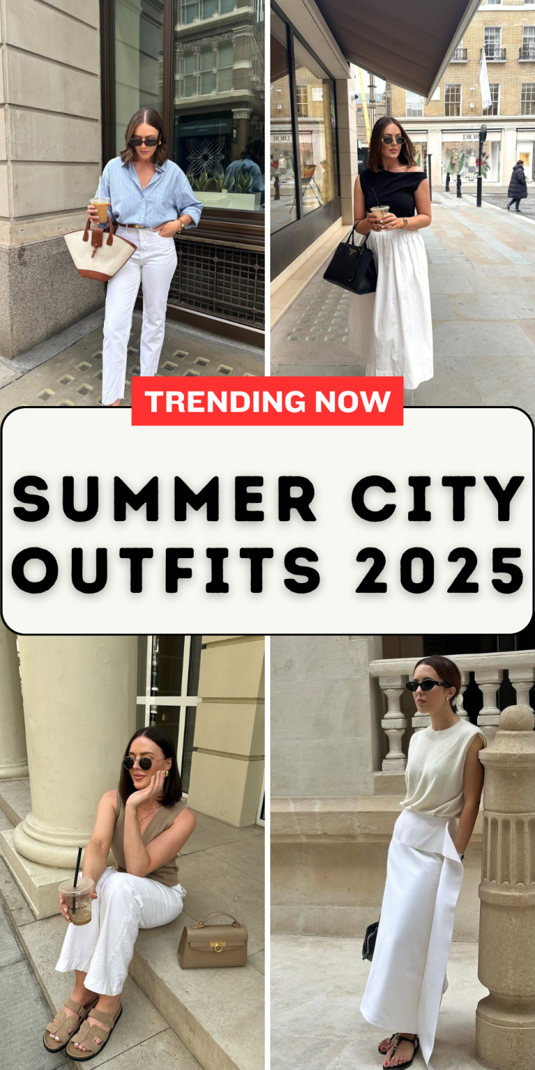 30 Summer City Outfits 2025: Trendy & Chic Looks for a Stylish Season ...