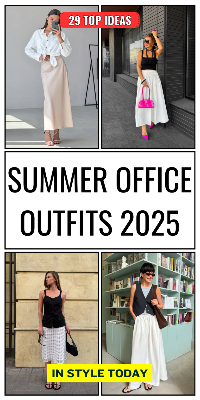 29 Summer Office Outfits 2025: Chic & Professional Looks for Every ...