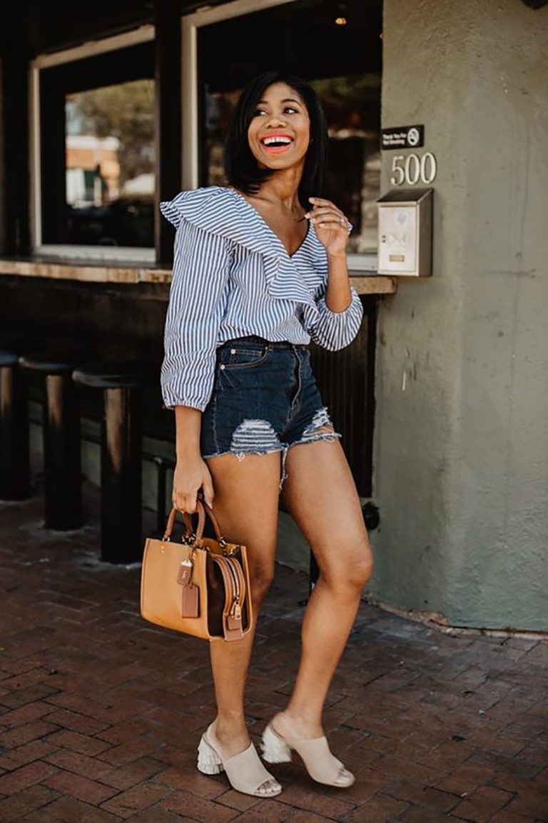 30 Denim Shorts Outfit Ideas 2025: Trendy & Stylish Looks For Every ...