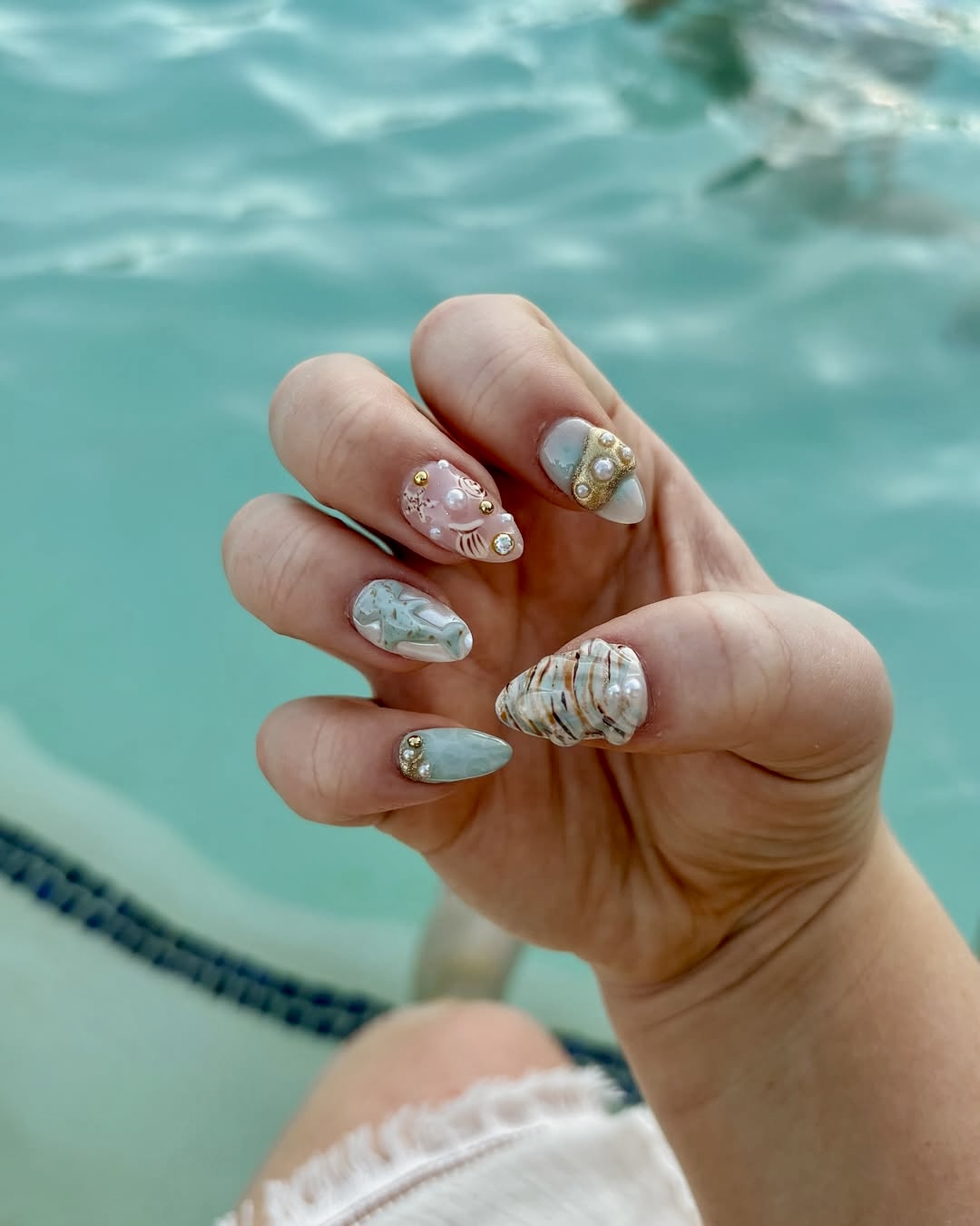 35 Ocean Nails 2025 Ideas That Bring the Sea to Your Fingertips with ...