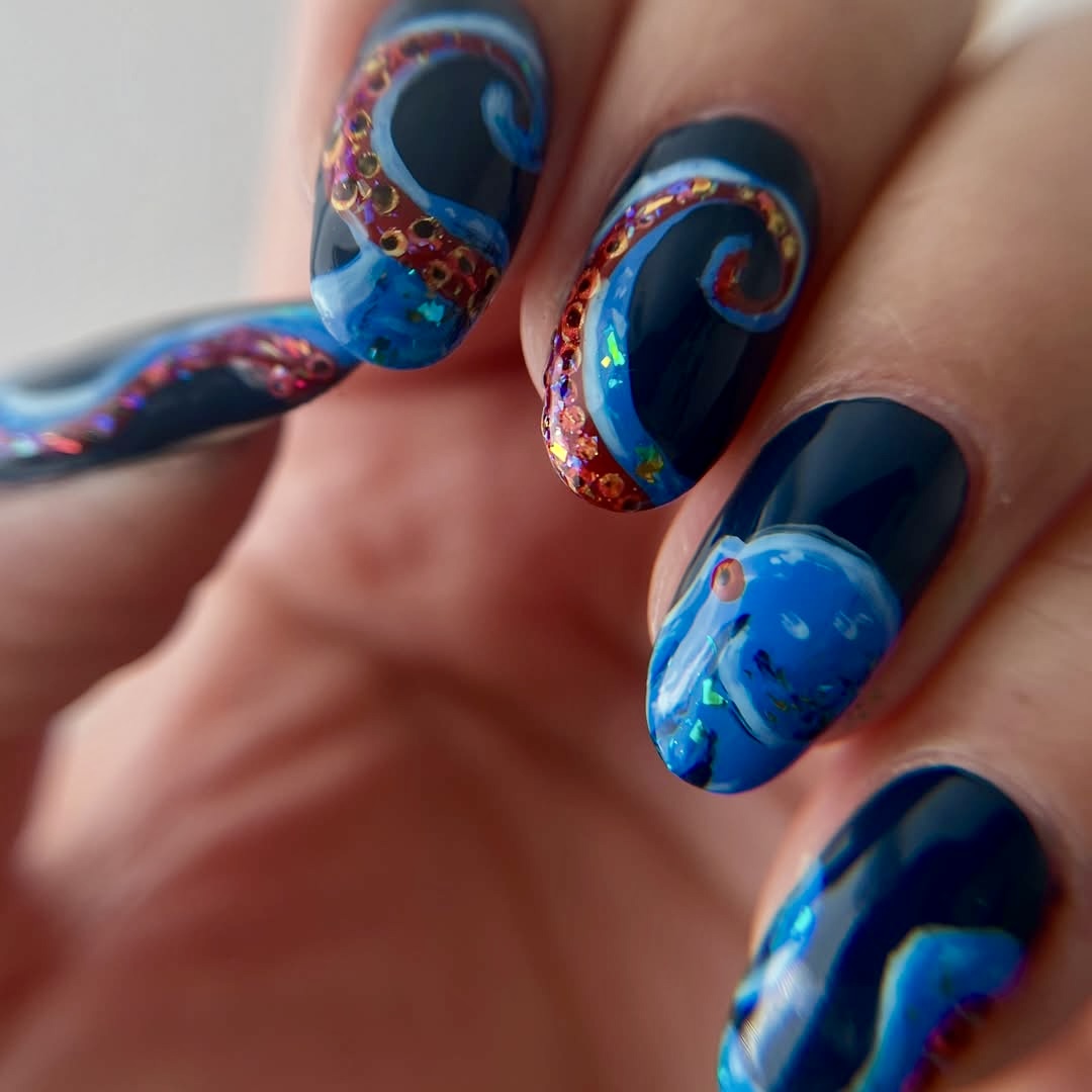 35 Ocean Nails 2025 Ideas That Bring the Sea to Your Fingertips with ...
