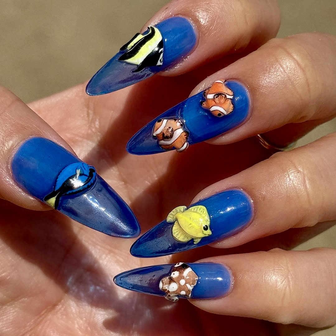 35 Ocean Nails 2025 Ideas That Bring the Sea to Your Fingertips with ...