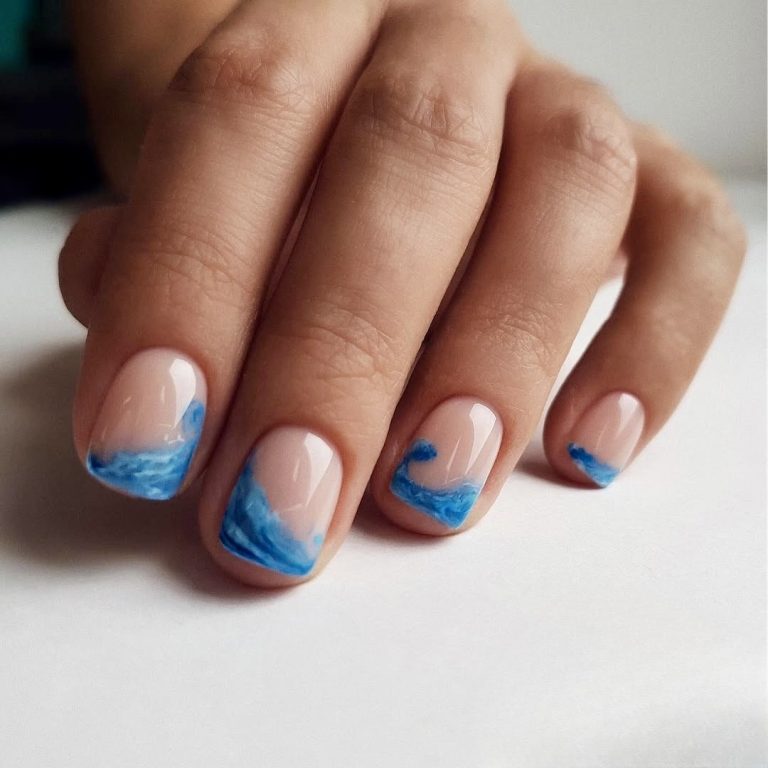 30 Sea Nails Ideas 2025 That Are So Cute, Blue and Trendy You’ll Want ...