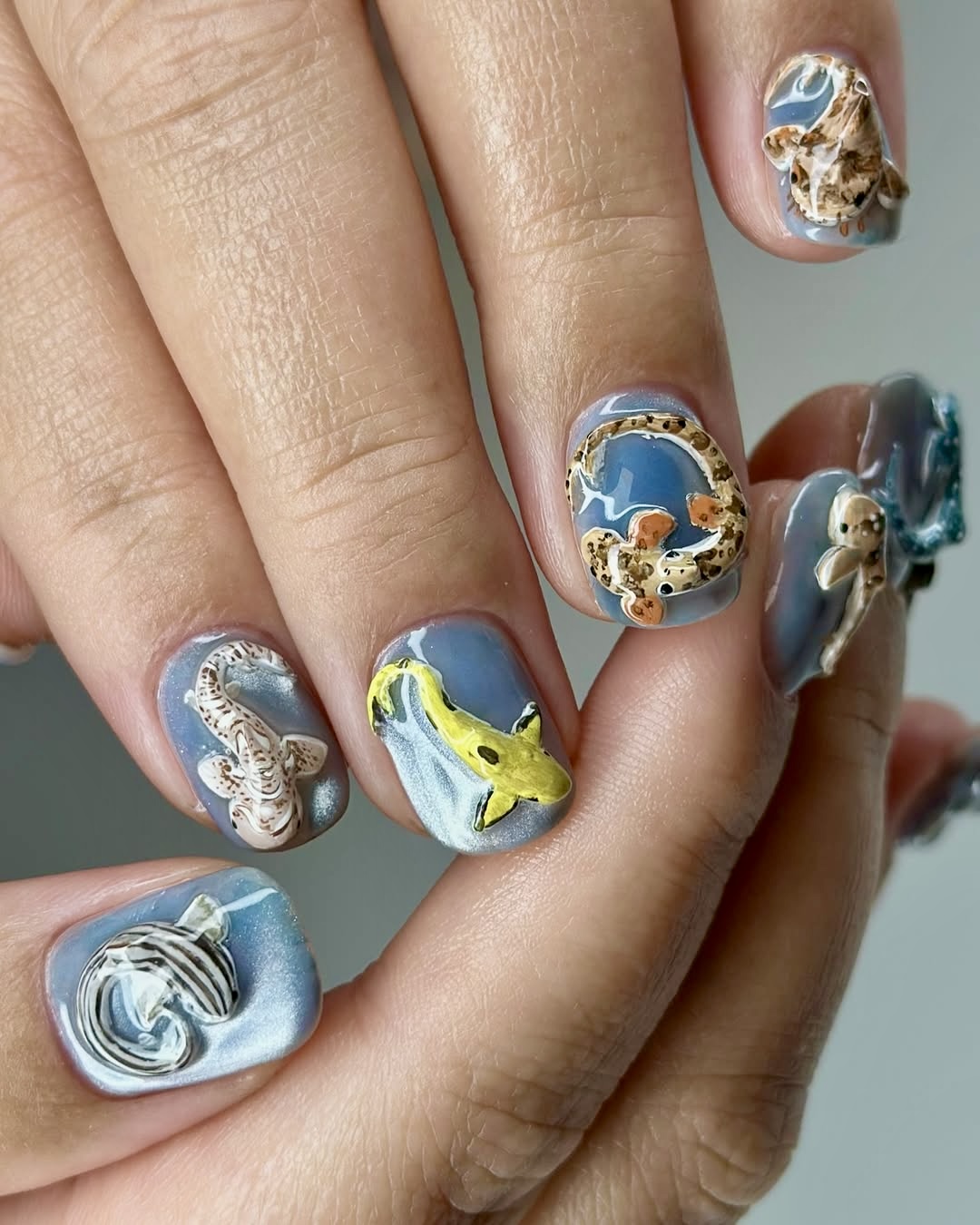 35 Ocean Nails 2025 Ideas That Bring the Sea to Your Fingertips with ...