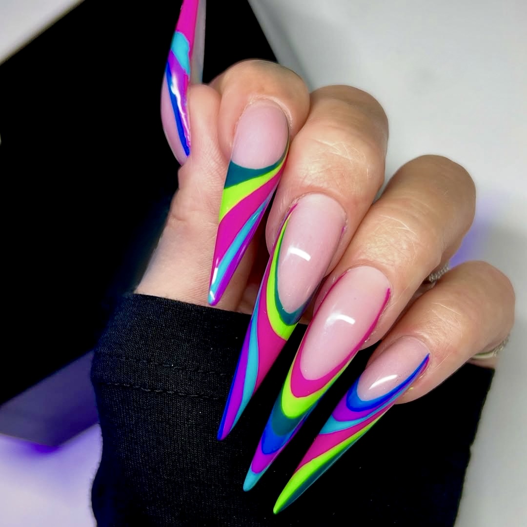 33 Neon Summer Nails 2025 That Are Bright, Fun and Totally On Trend ...