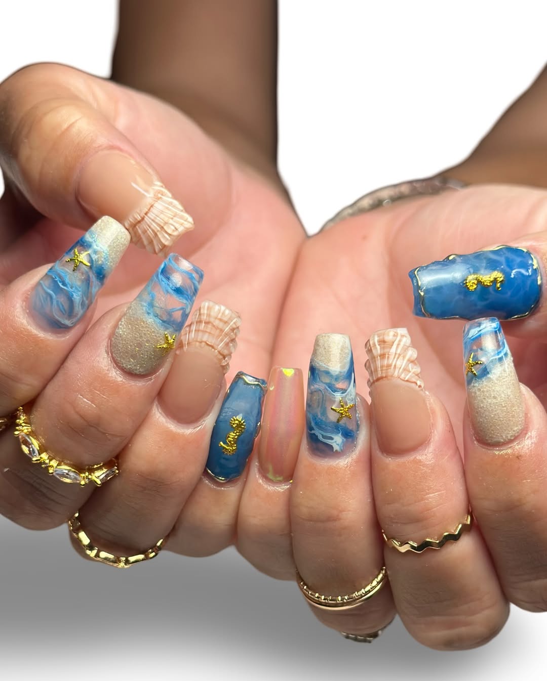 35 Ocean Nails 2025 Ideas That Bring the Sea to Your Fingertips with ...