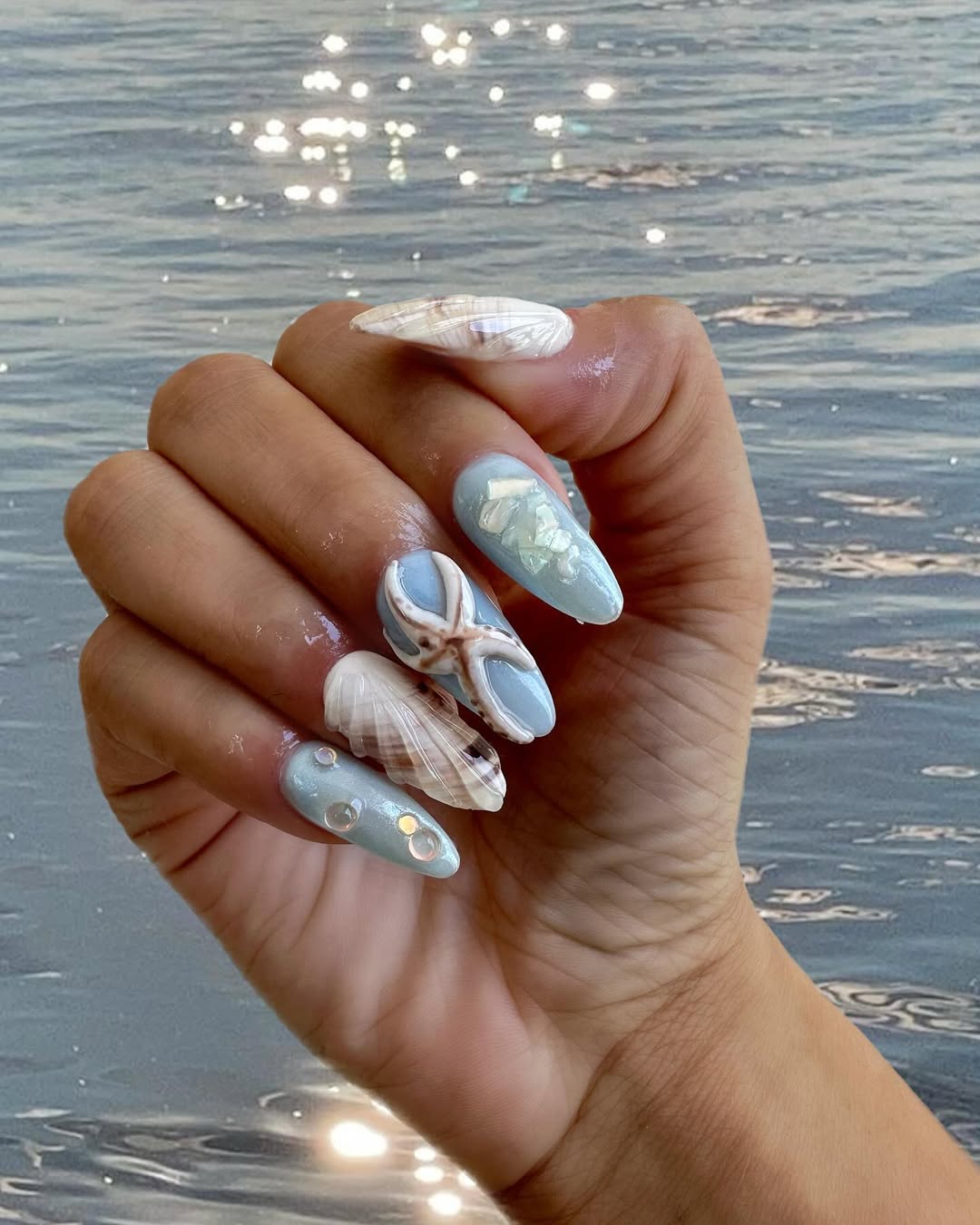 35 Ocean Nails 2025 Ideas That Bring the Sea to Your Fingertips with ...