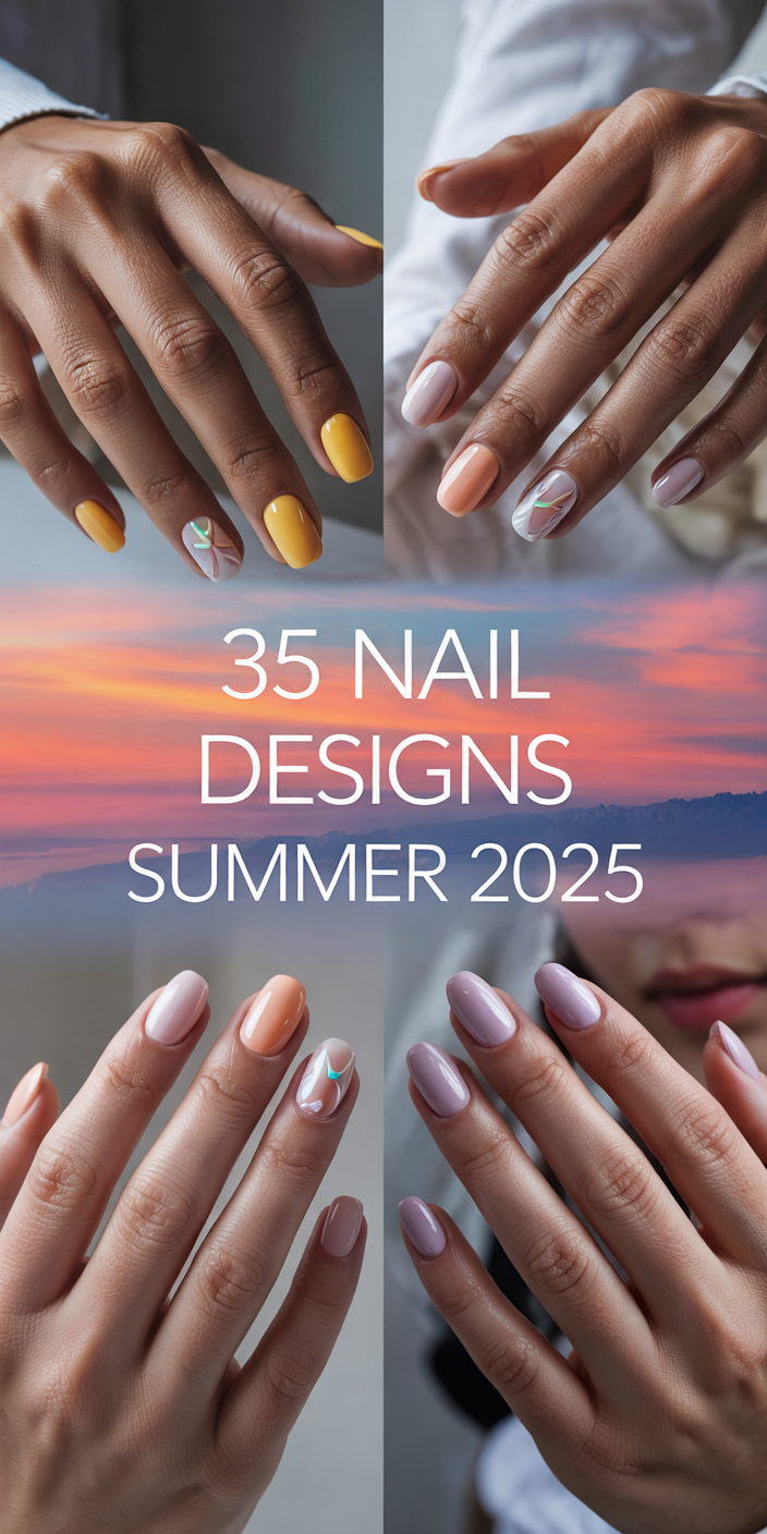 35 Nail Designs Summer 2025: Hot Pink, French Tips and Beachy Colors ...