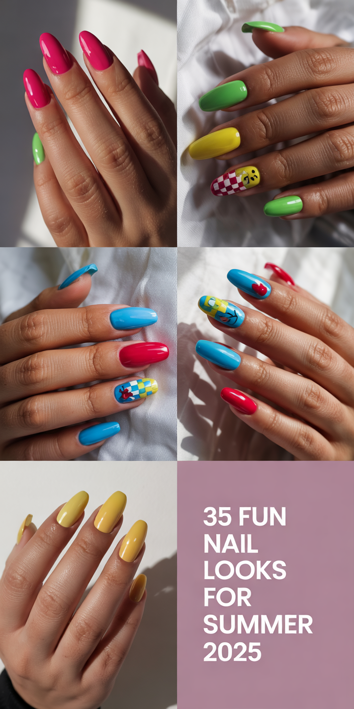 35 Fun Summer Nails 2025 That Will Brighten Your Look With Cute Colors