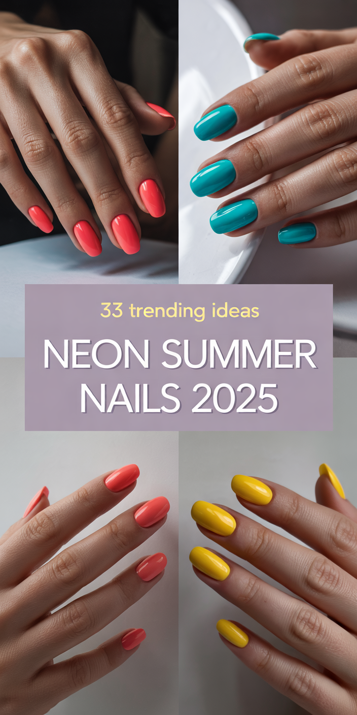 33 Neon Summer Nails 2025 That Are Bright Fun And Totally On Trend