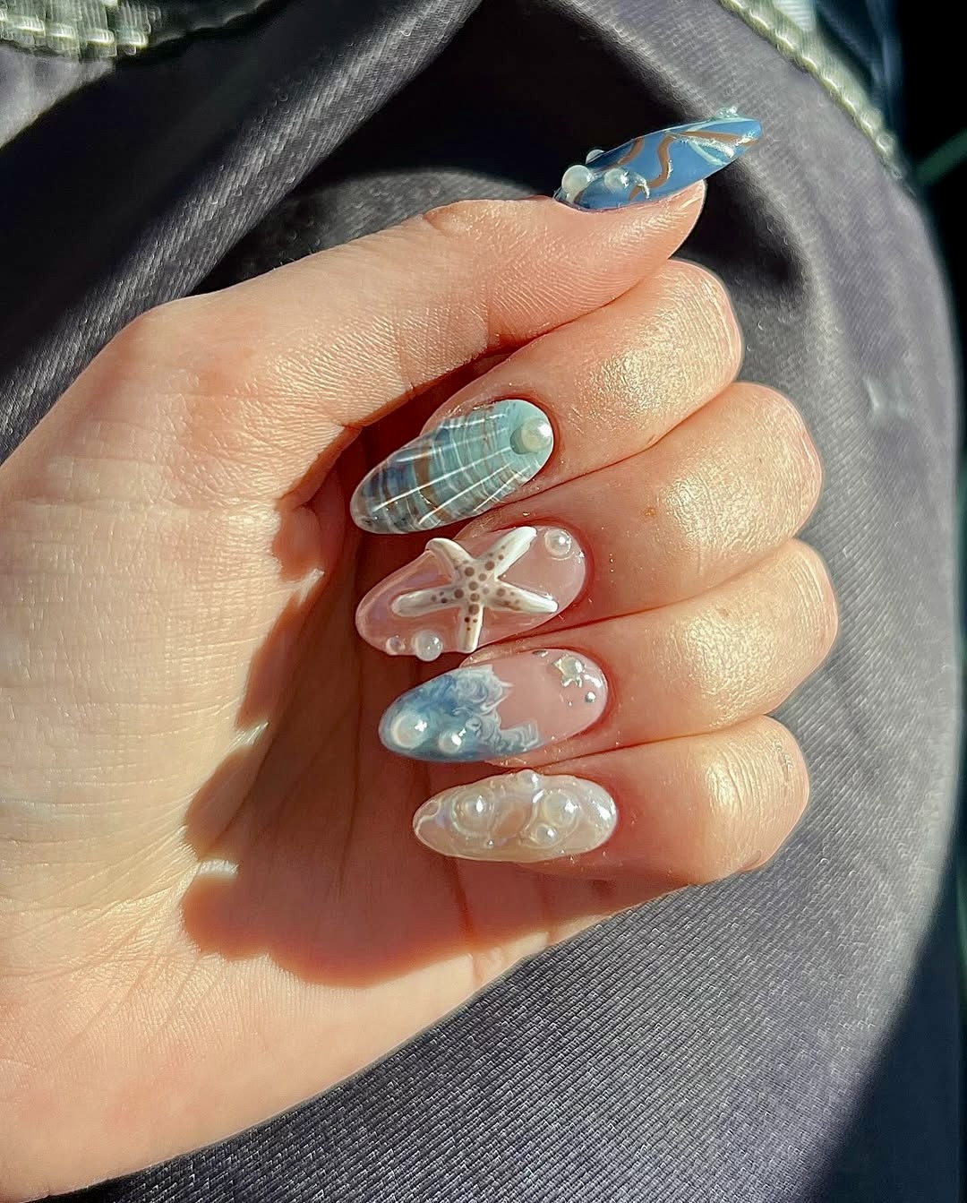 35 Ocean Nails 2025 Ideas That Bring the Sea to Your Fingertips with ...