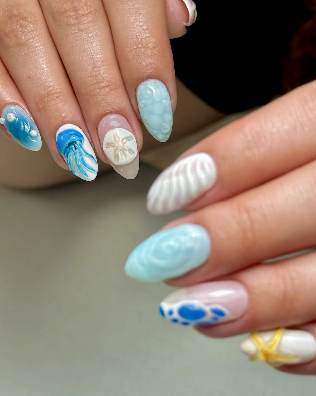 35 Ocean Nails 2025 Ideas That Bring the Sea to Your Fingertips with ...